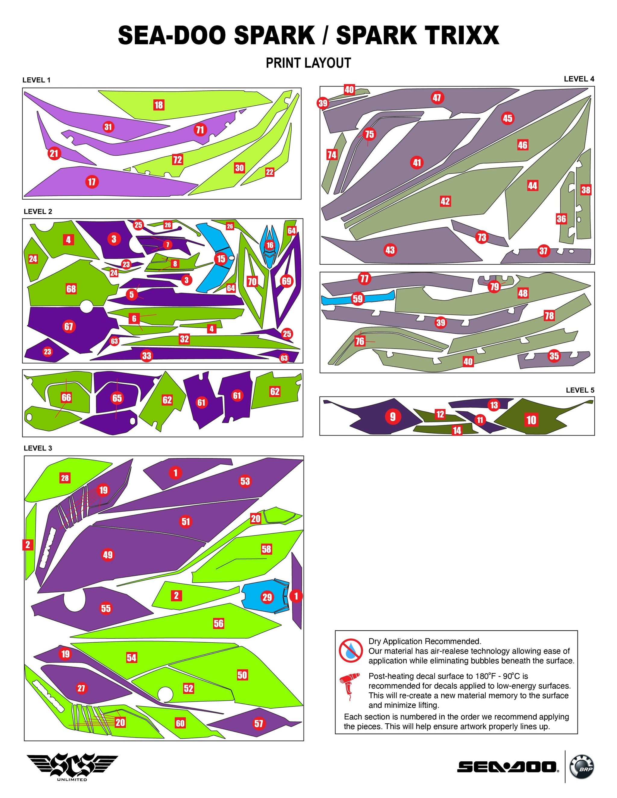 SCS TOMAHAWK wrap (Sea-Doo SPARK Hull) | Propowersports.ca